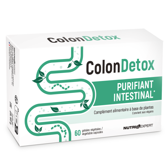 Colon Detox - Purifie et détoxifie le côlon - 60 gélules végétales ...